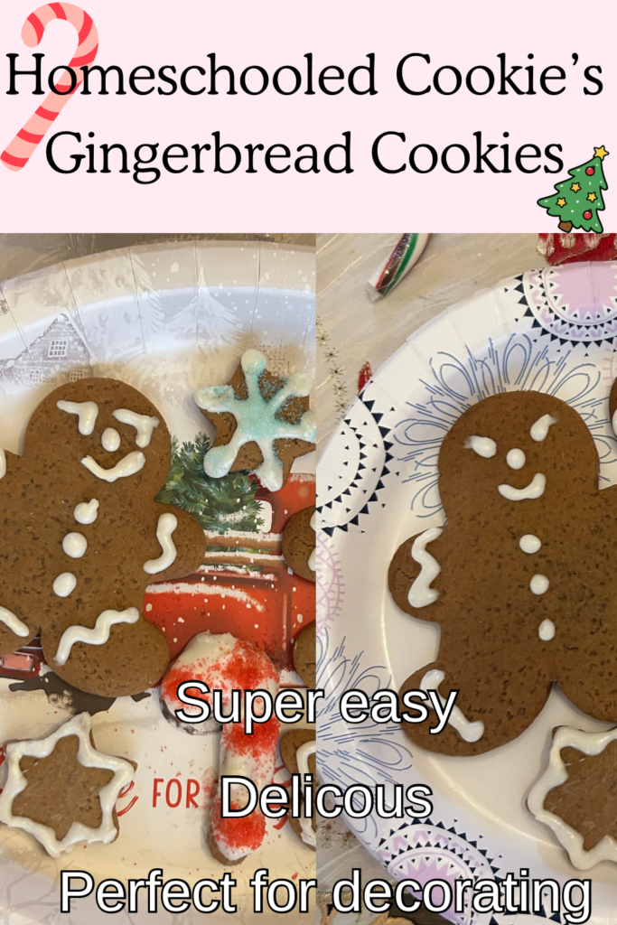 Homeschooled Cookie's Gingerbread Cookies - Homeschooled Cookie